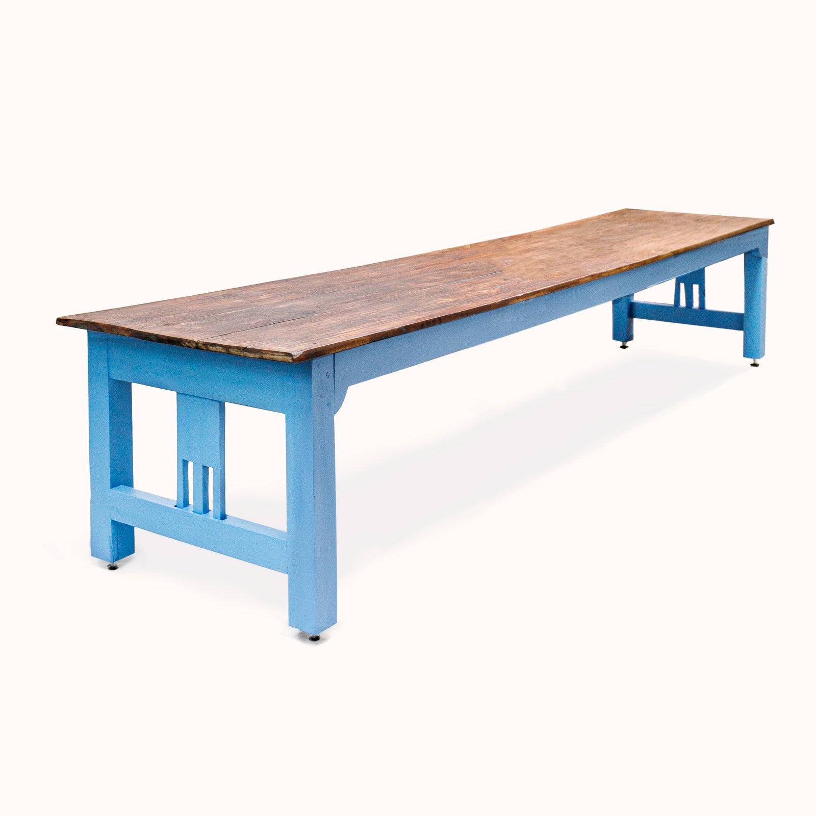 Almost 4 Meters Long Vintage French Wooden Cloister Table